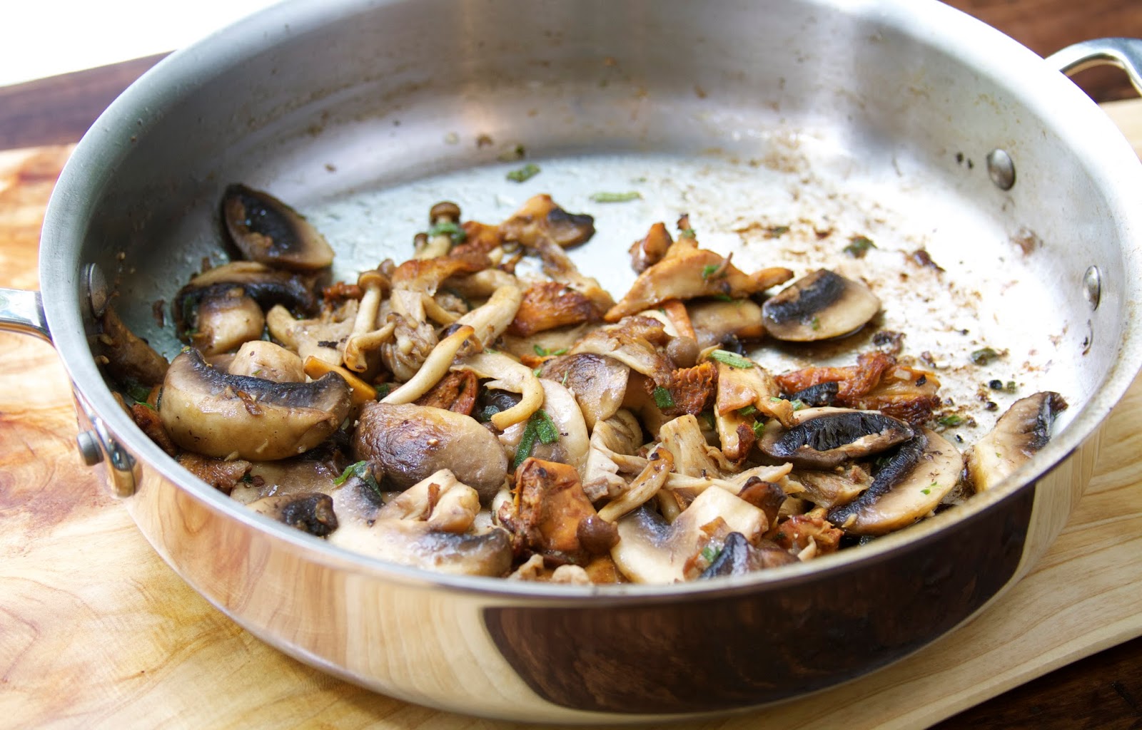Sizzling Mushrooms with Sage and Thyme | Salty Sweet Life