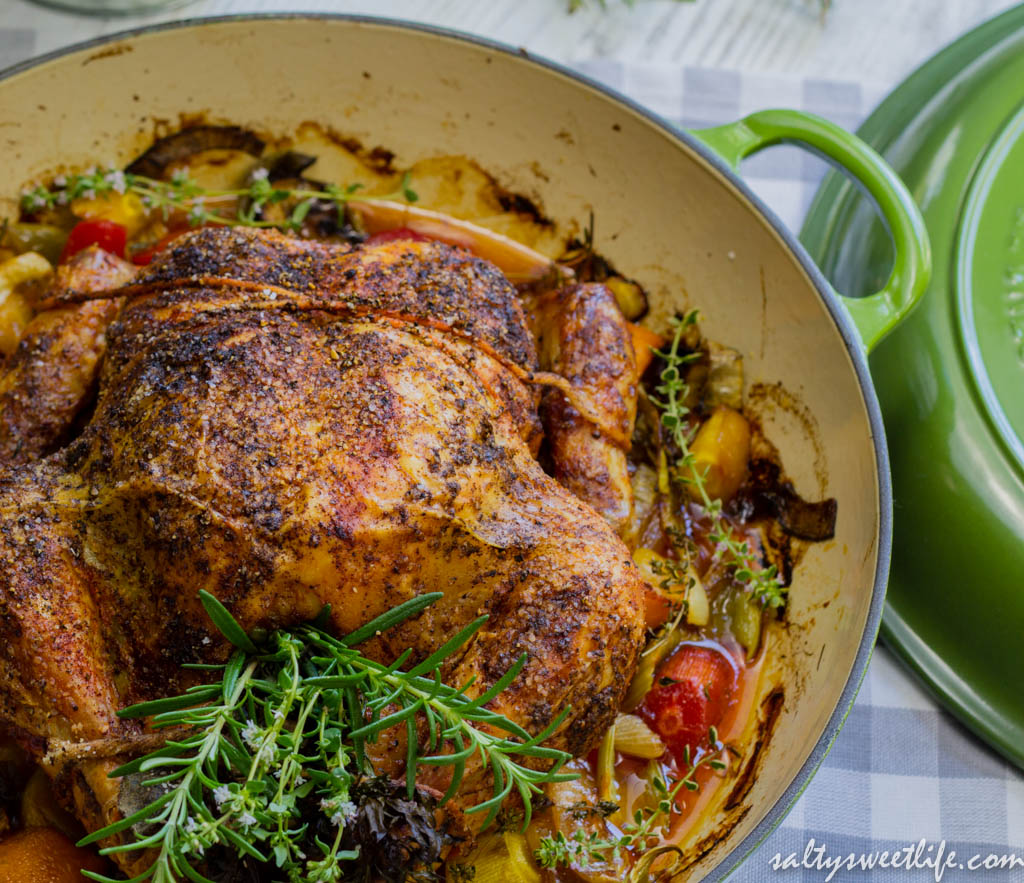 How to Roast a Whole Chicken | Salty Sweet Life